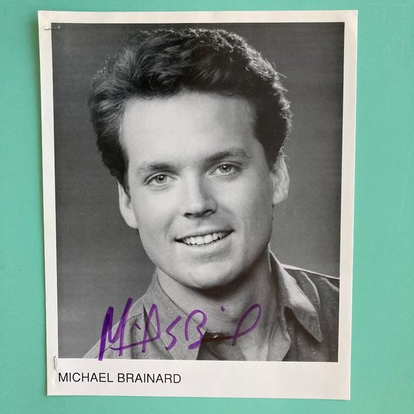 Autograph | Other | Michael Brainard Signed Photo 8x Bw All My Children ...